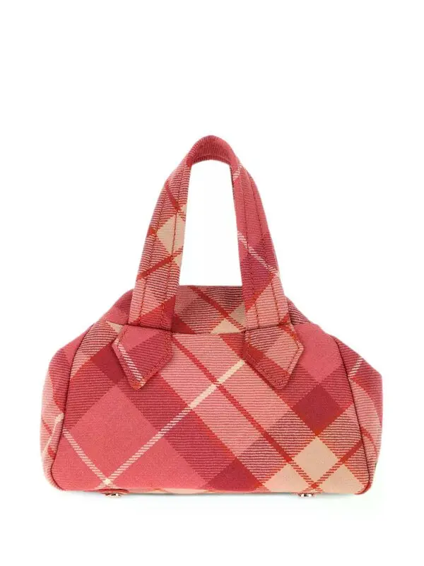 VIVIENNE WESTWOOD Yasmine Checked Tote Bag