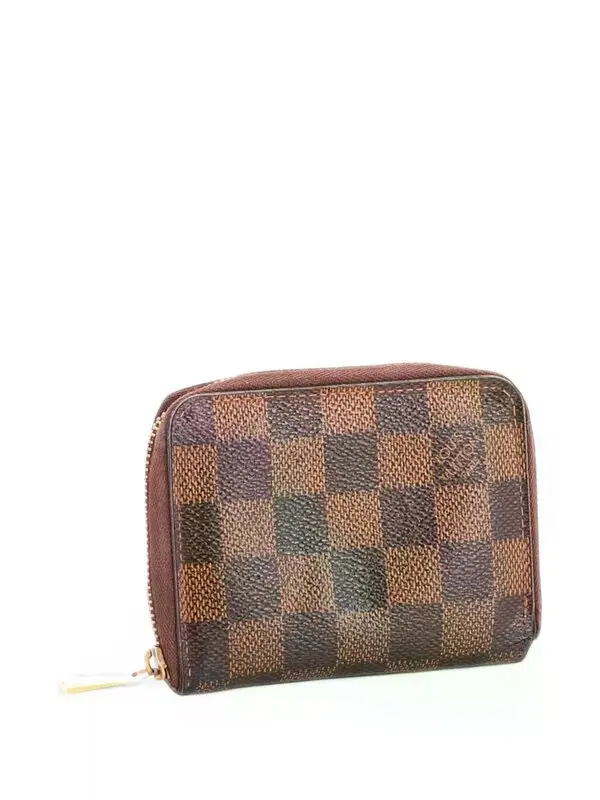 LOUIS VUITTON Zippy Coin Purse Damier Pouch