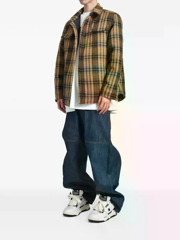 THE EDGE OF EARTH™ Check-pattern Zip-detail Jacket