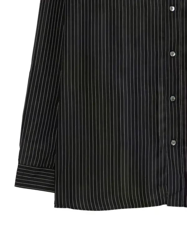 SUNFLOWER Pinstripe-pattern Patch-pocket Shirt
