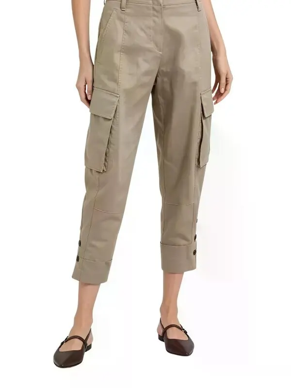 Brunello Cucinelli Button-cuff Cargo Pants