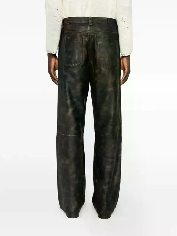 WON HUNDRED Genoa Leather Trousers