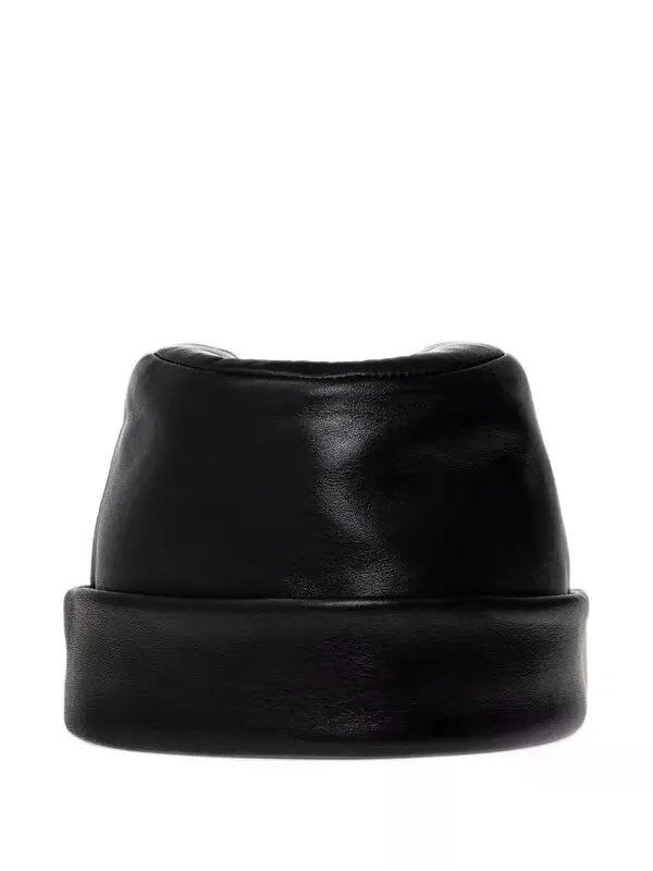 Balenciaga Leather Beanie