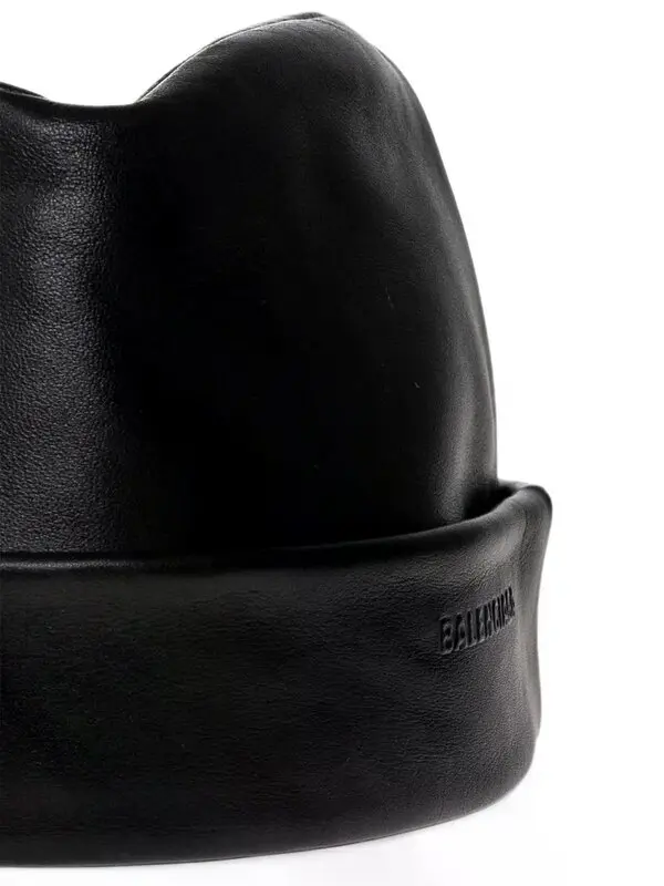 Balenciaga Leather Beanie