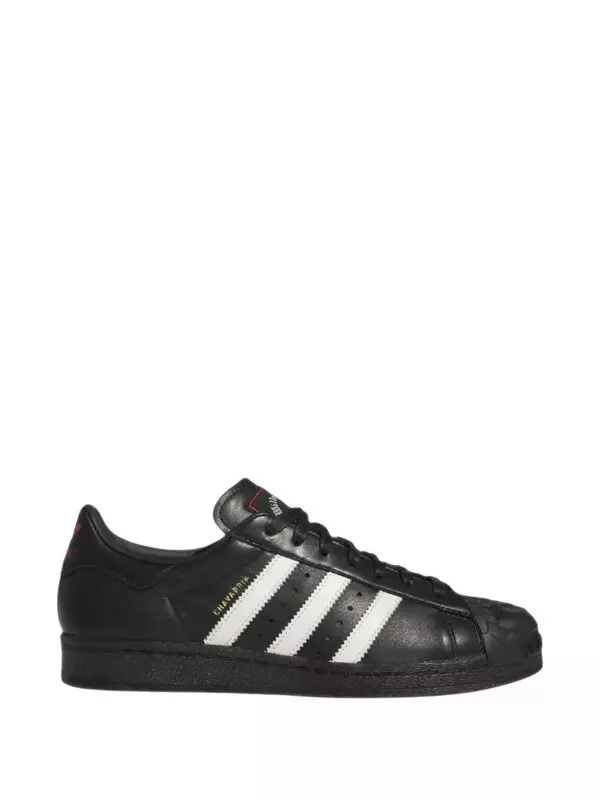 Adidas X Willy Chavarria Superstar Leather Sneakers - Black