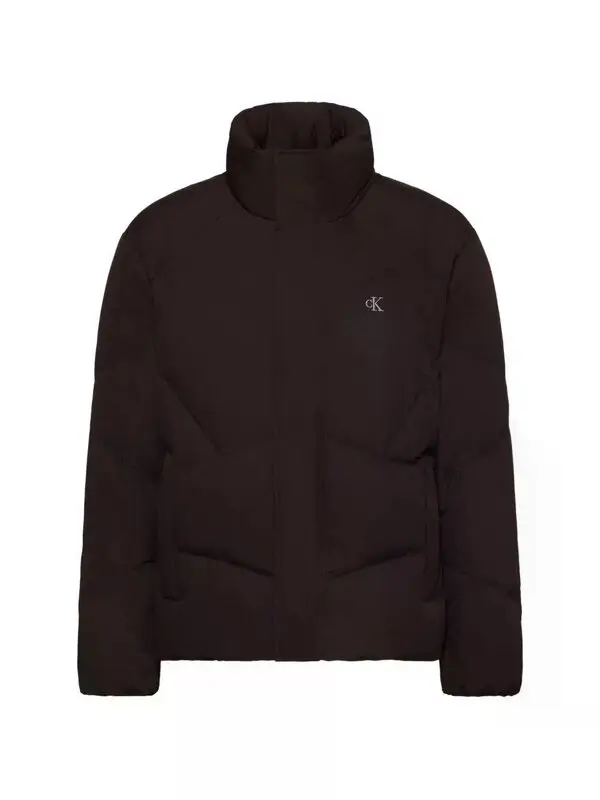 Calvin Klein Quilted Logo-embroidered Puffer Jacket