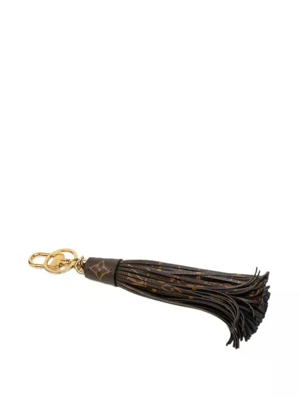 LOUIS VUITTON 2016 Monogram Tassel Bag Charm Key Chain