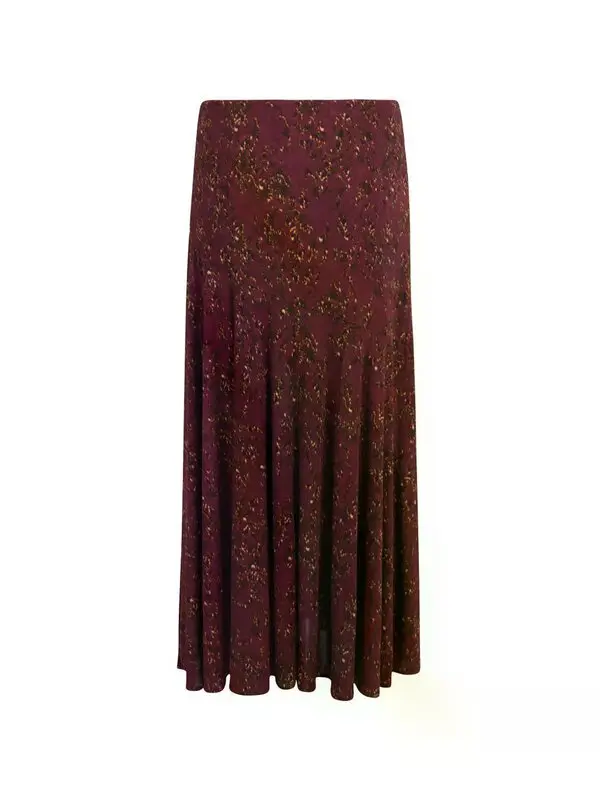 Ulla Johnson Fiona Floral-print Panelled Midi Skirt
