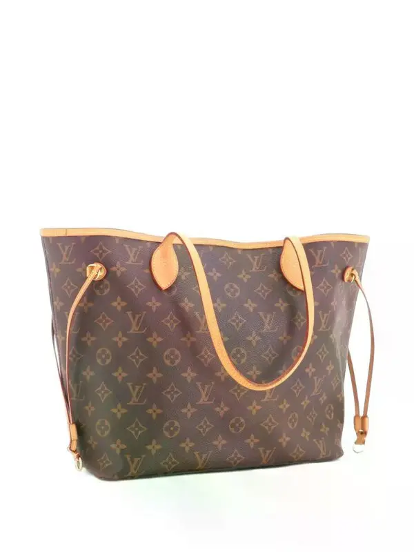 LOUIS VUITTON Neverfull Nm Monogram Canvas Mm Tote Bag - Brown