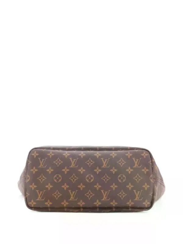 LOUIS VUITTON Neverfull Nm Monogram Canvas Mm Tote Bag - Brown