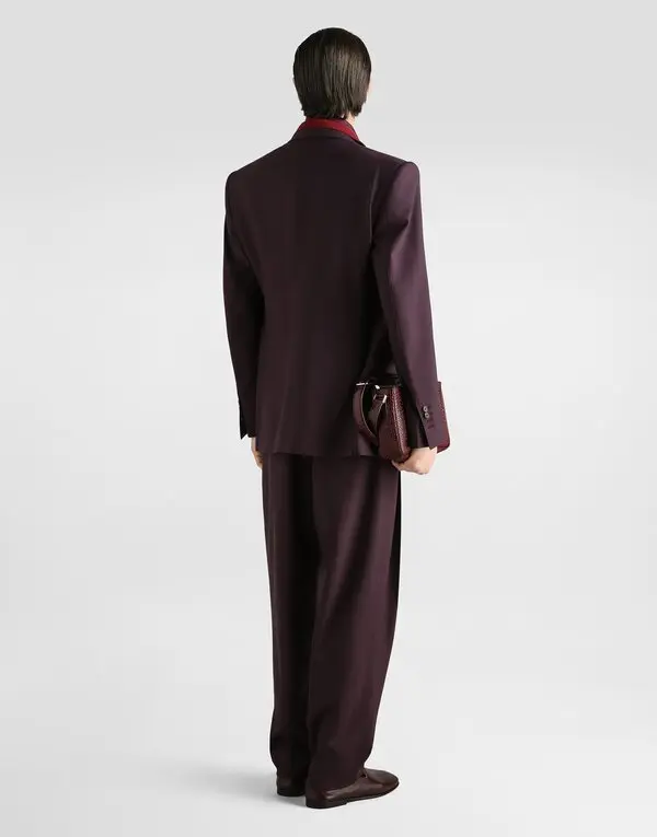 Dolce & Gabbana Wool Trousers Pants And Shorts Multi-colored