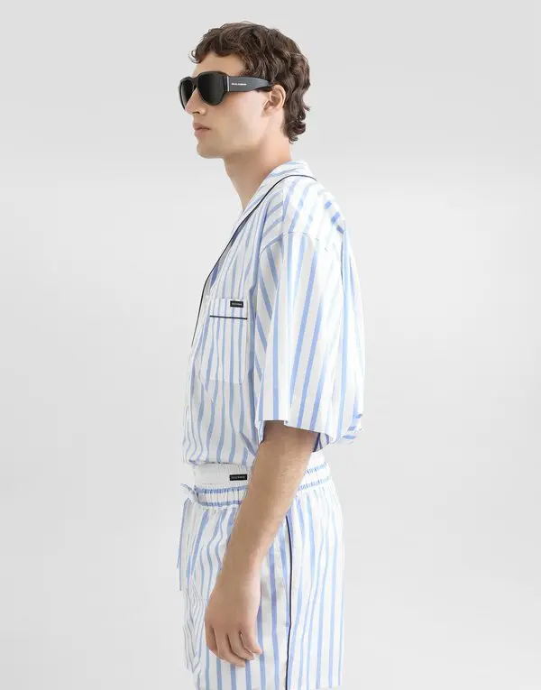 Dolce & Gabbana Striped Poplin Shirt Shirts