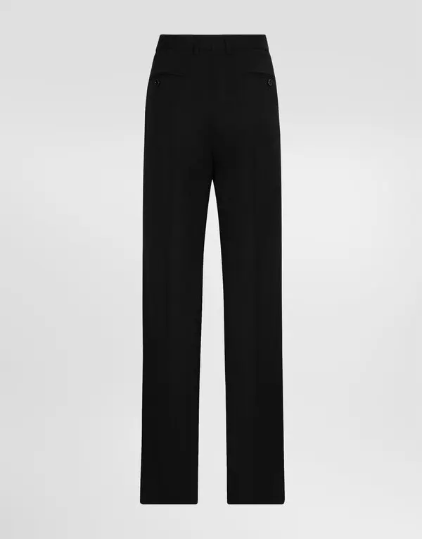 Dolce & Gabbana Flared Woolen Pants Pants And Shorts Wool