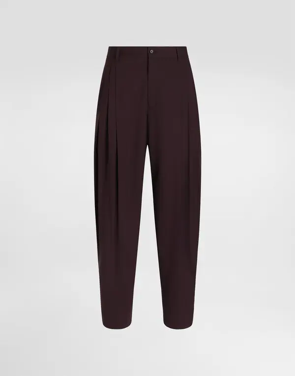 Dolce & Gabbana Wool Trousers Pants And Shorts Multi-colored