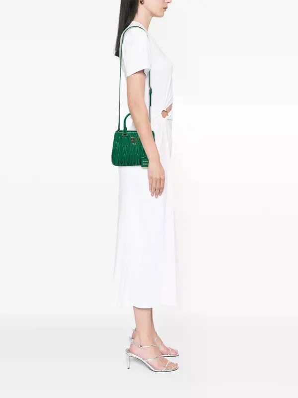 Miu Miu 2010-2026 Mini Matelasse Nappa Satchel