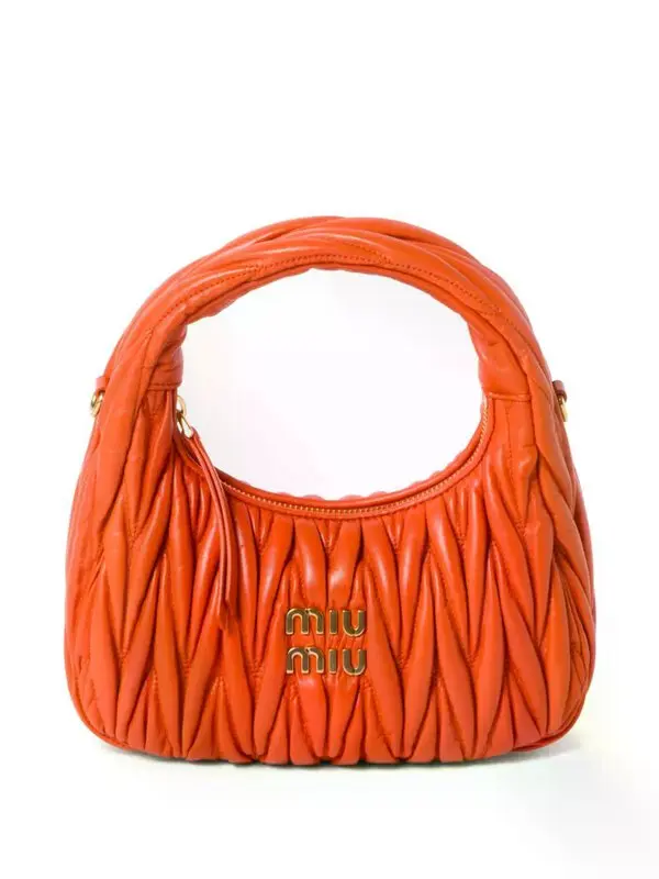 Miu Miu Wander Matelassé Tote Bag - Orange
