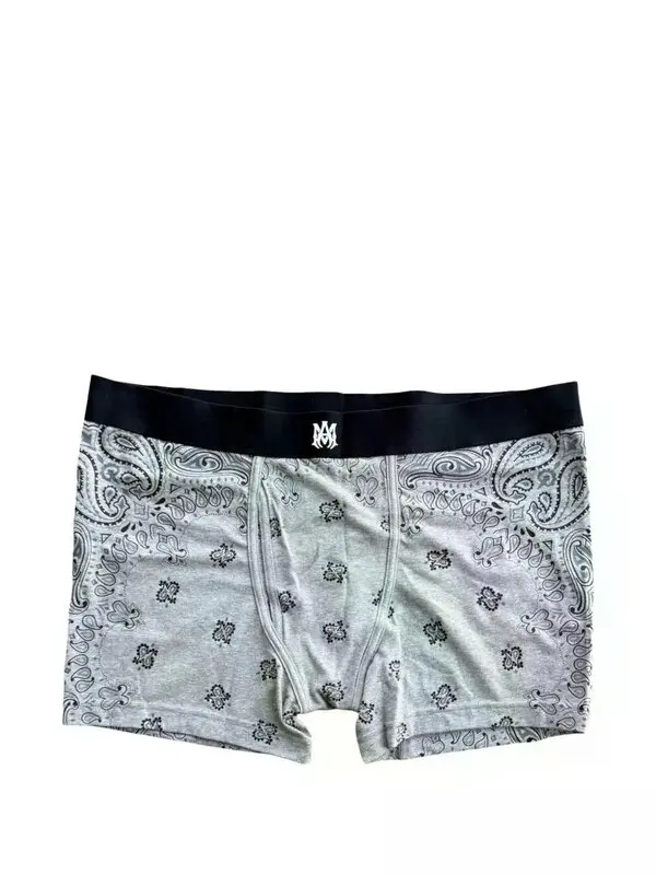 Amiri Bandana-print Boxers - Grey