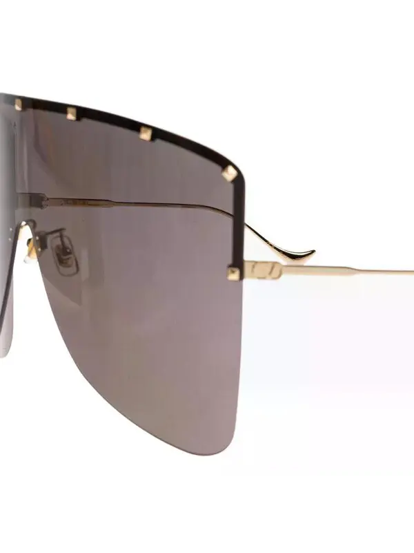 Valentino Garavani Rockstud Shield-frame Sunglasses