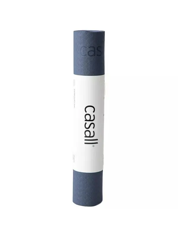 CASALL Position 4mm Logo-embossed Yoga Mat - Blue