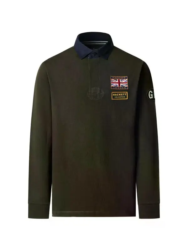 HACKETT  Heritage Rally Badge-patch Polo Shirt