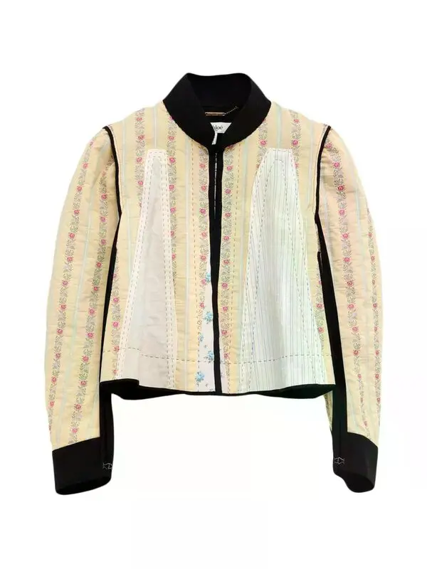 Chloé Floral-print Quilted Jacket