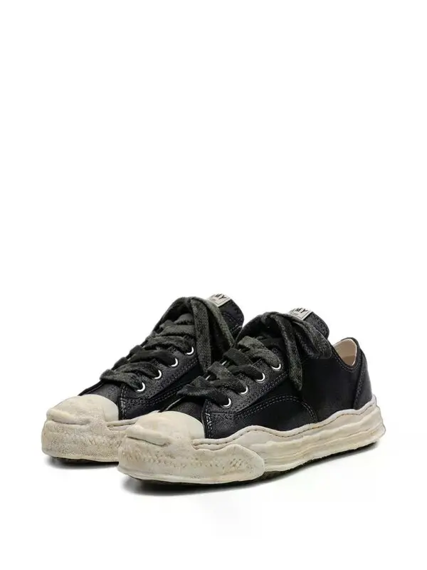 Mihara Yasuhiro Hank Og Sole Waxed Low-top Sneakers
