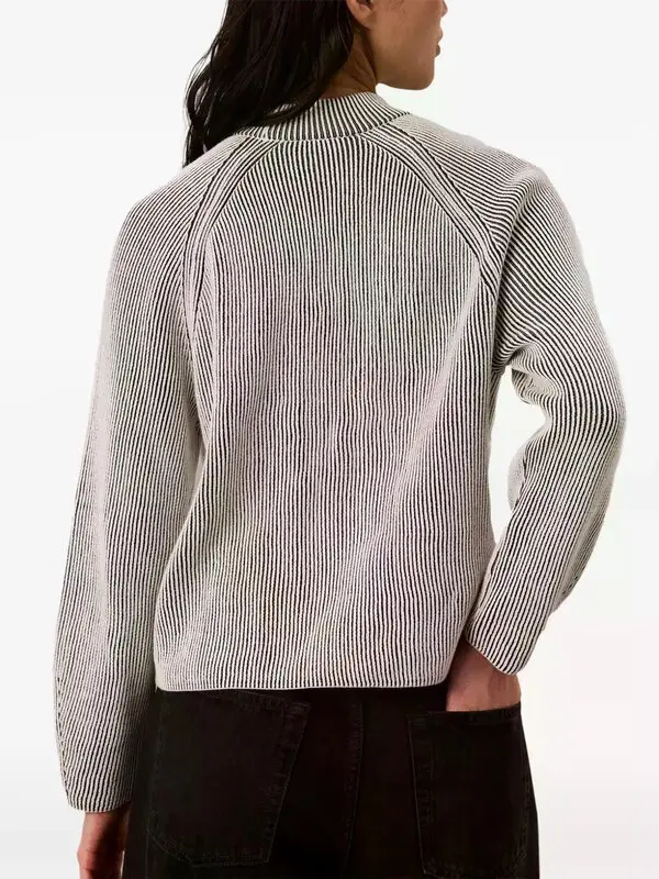Calvin Klein Logo-intarsia Raglan-sleeve Sweater