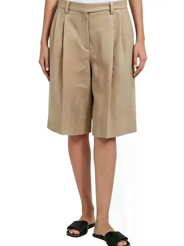 Brunello Cucinelli Pleated Linen Shorts