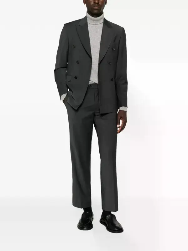 AMARANTO Pleated Straight-leg Trousers