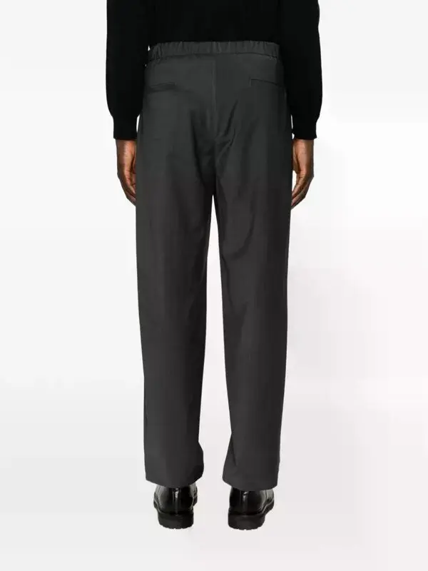 AMARANTO Drawstring Straight-leg Trousers