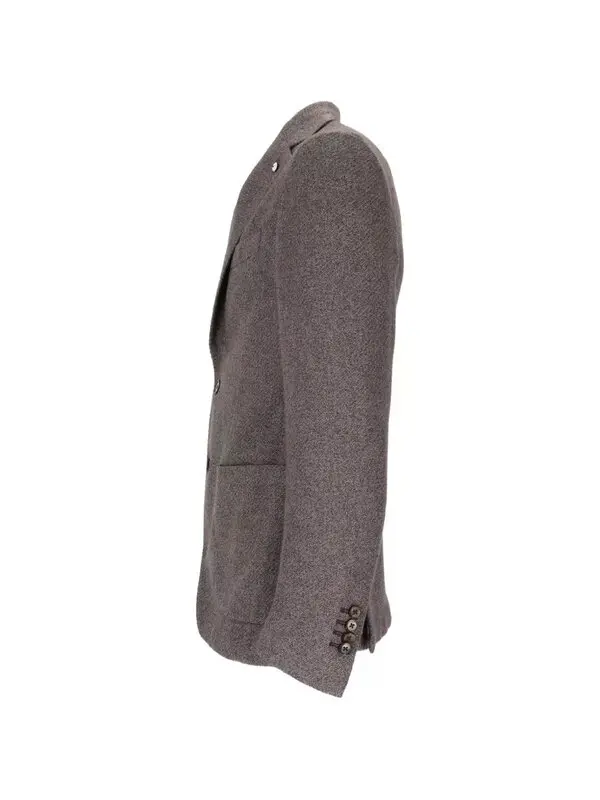 L.B.M. 1911 Herringbone-pattern Single-breasted Blazer