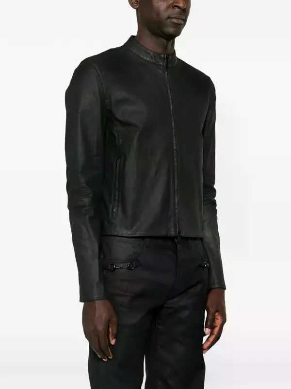 Gucci Zip-up Band-collar Jacket