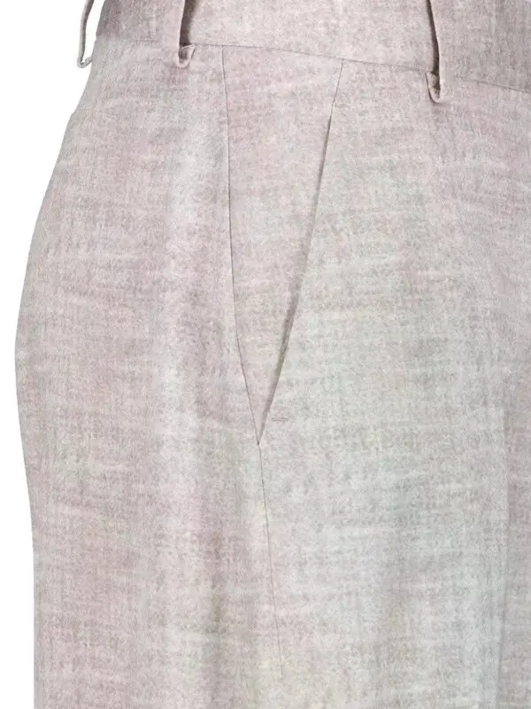 Ermanno Scervino Wide-leg Pressed-crease Tailored Trousers