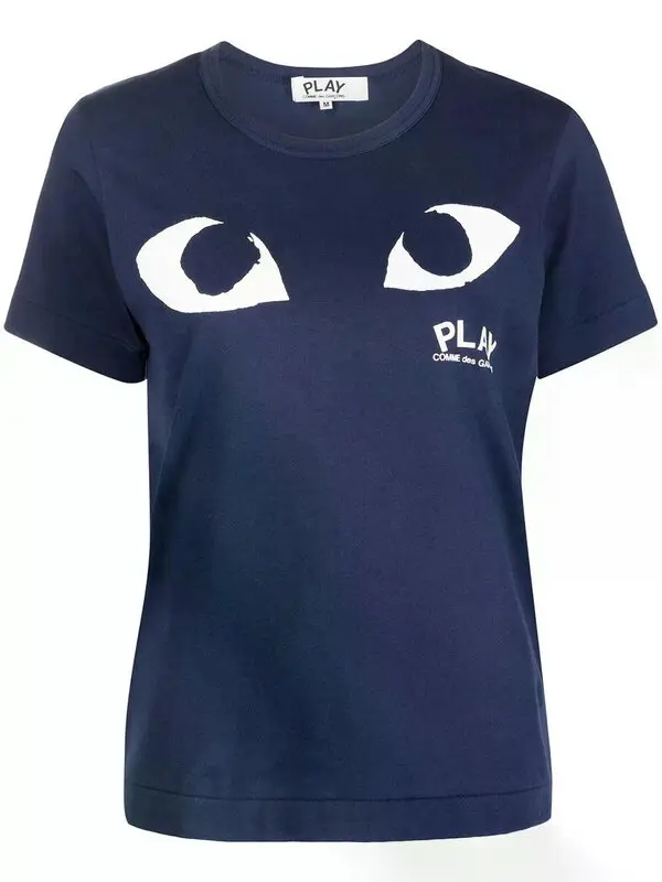Play Comme Des Garcon Eye-print T-shirt