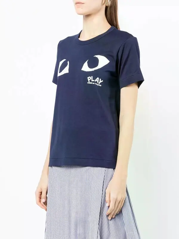 Play Comme Des Garcon Eye-print T-shirt