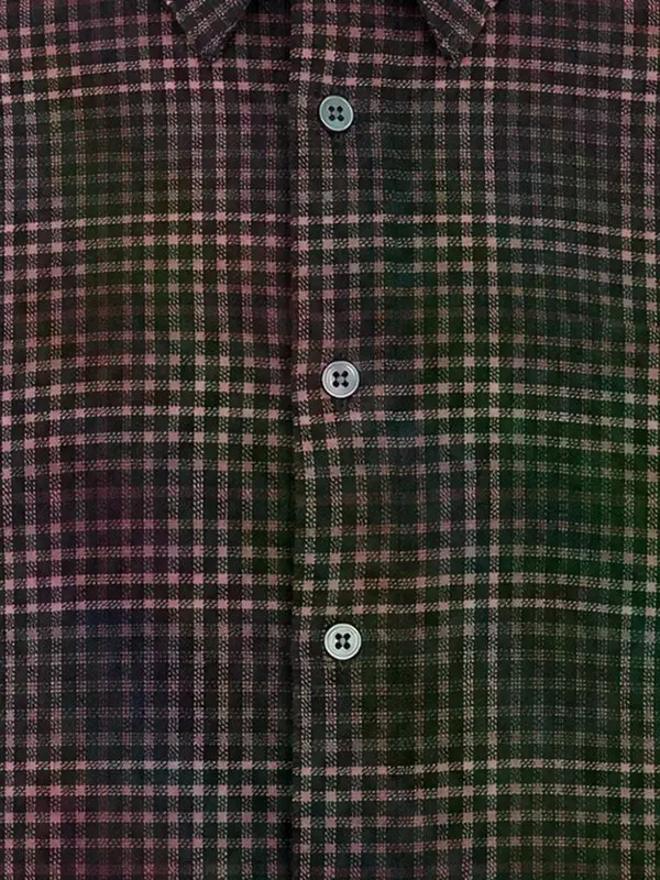 SUNFLOWER Check-pattern Long-sleeve Shirt