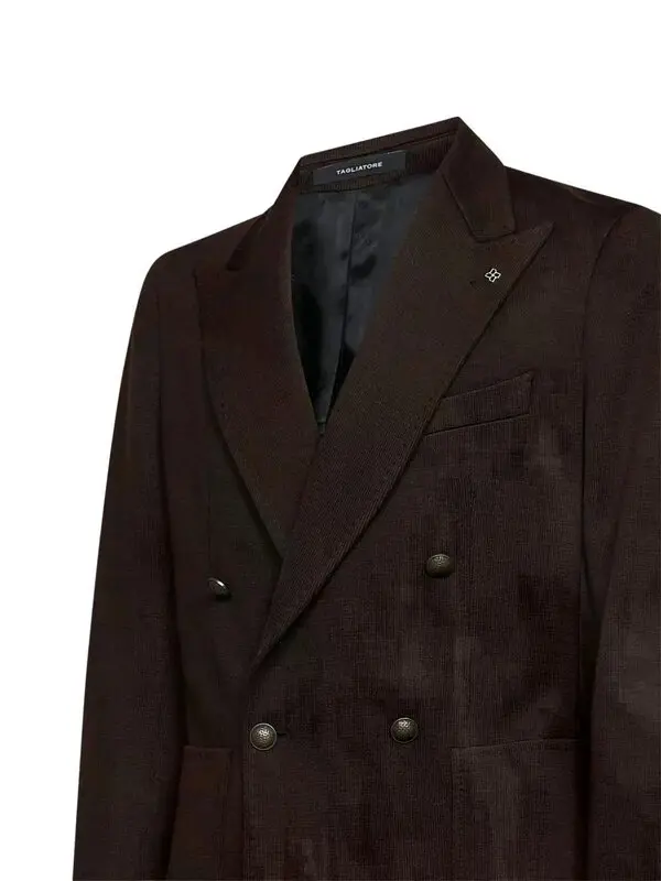 Tagliatore Double-breasted Peak-lapel Jacket