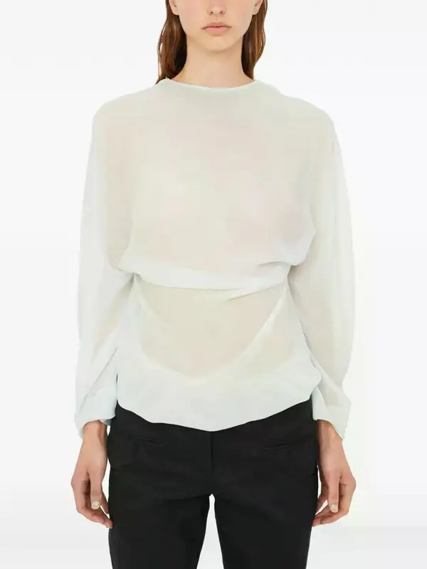 Christopher Esber Lace-trim Open-back Top