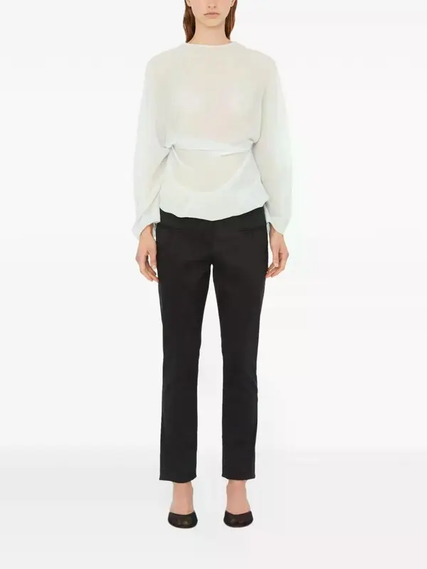 Christopher Esber Lace-trim Open-back Top