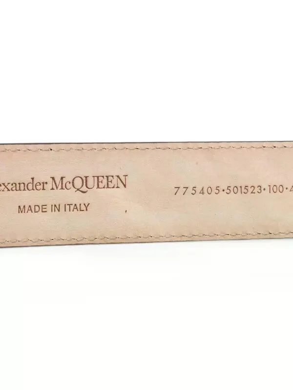Alexander McQueen Seal Buckle Belt