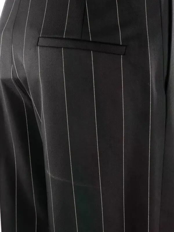 FEDERICA BONIFACI Pinstripe-pattern Cashmere Trousers