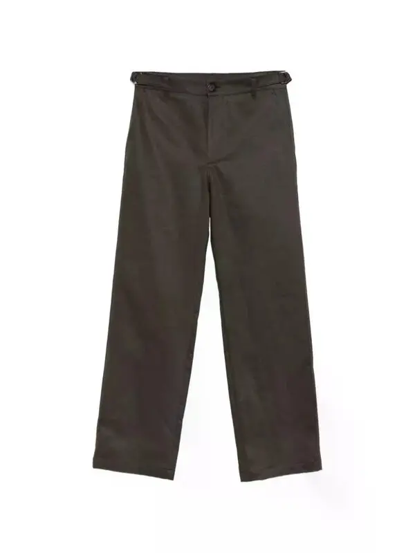 AMARANTO Buckled Straight-leg Trousers