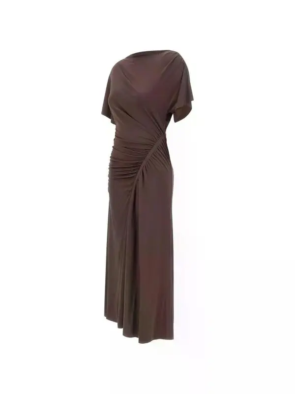 BOSS Ruched Draped Dress
