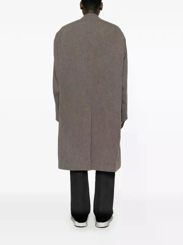 Mihara Yasuhiro Shifted-shoulder Overcoat