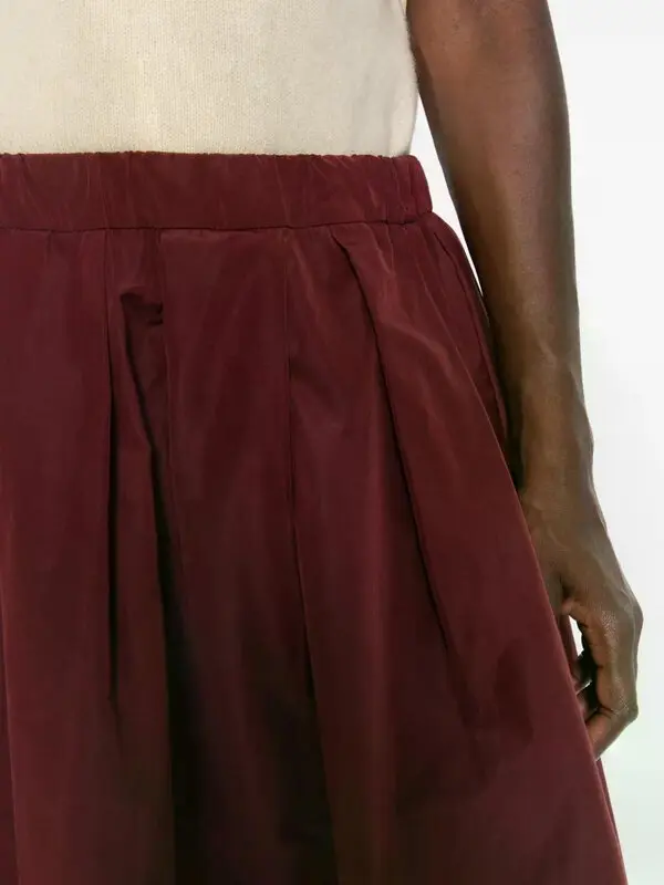 Max Mara Pleated A-line Maxi Skirt