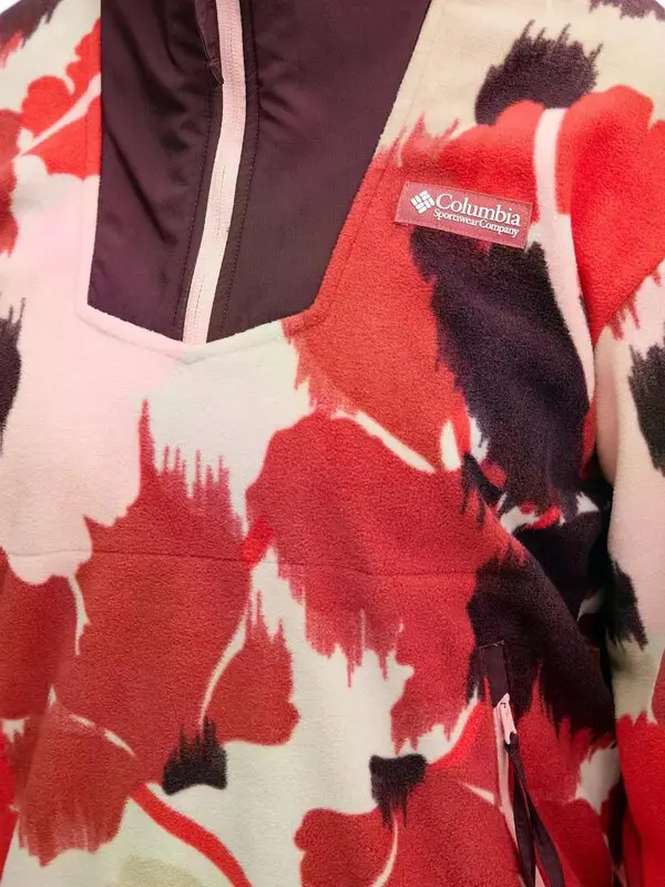 Columbia Floral Zip-up Sweatshirt