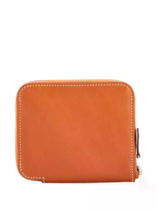Hermès Azap Zip Around Wallet Silk'in Evercolor Compact Small Wallets