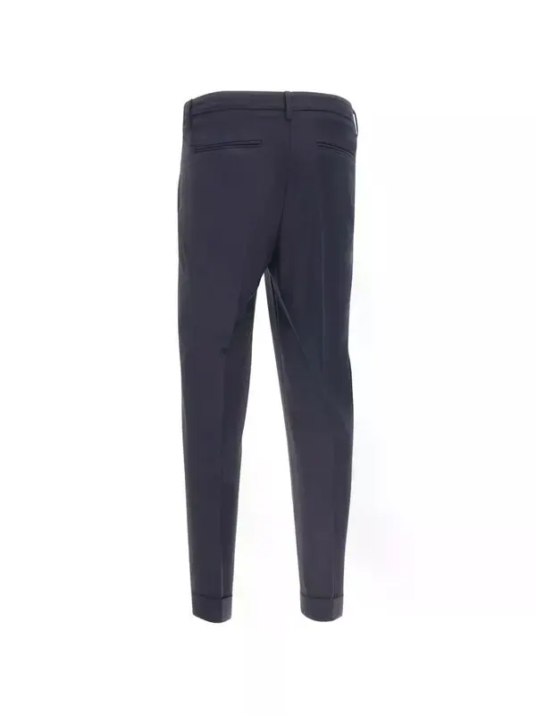 DEVORE INCIPIT Pleated Turn-up Trousers