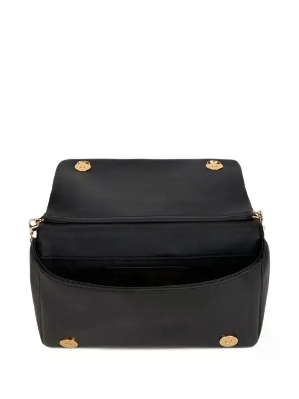 Moschino Quilted Logo-plaque Shoulder Bag