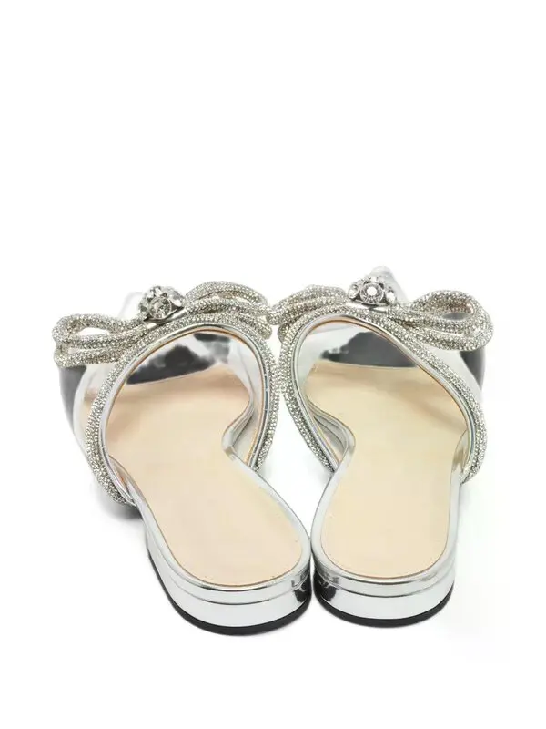 Mach & Mach Double Bow Pointed-toe Mules